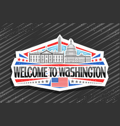 Logo for washington Royalty Free Vector Image - VectorStock
