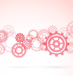 Red gear modeling background template Royalty Free Vector