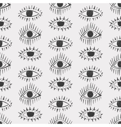 Eyes seamless pattern Royalty Free Vector Image