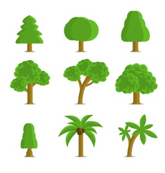 Tree pattern Royalty Free Vector Image - VectorStock
