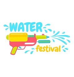 Logo for water festival Royalty Free Vector Image