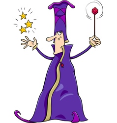 Wizard mouse cartoon Royalty Free Vector Image