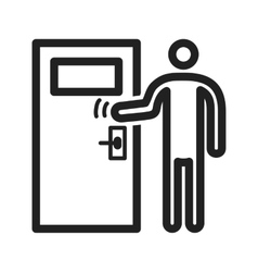 Knocking Royalty Free Vector Image - VectorStock