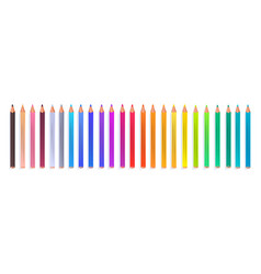 Pencil set Royalty Free Vector Image - VectorStock