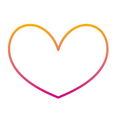 Nice heart symbol to love and passion Royalty Free Vector