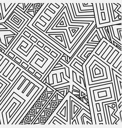 Aztec seamless pattern Royalty Free Vector Image