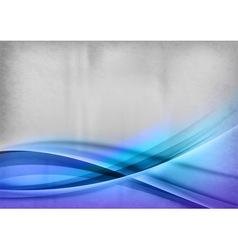 Blue wave background on the light Royalty Free Vector Image