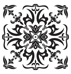 Hand drawing decorative tile pattern italian Vector Image