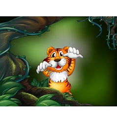 Cartoon tiger Royalty Free Vector Image - VectorStock