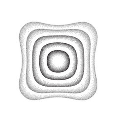 Dissolved filled square Royalty Free Vector Image