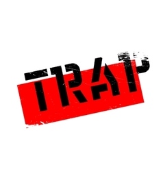 It is a trap rubber stamp Royalty Free Vector Image