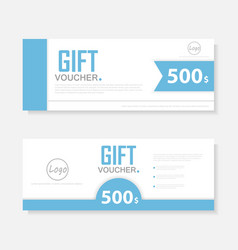 Pink and gold gift voucher template layout design Vector Image