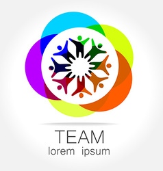 Team unity logo Royalty Free Vector Image - VectorStock