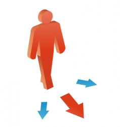 Right way Royalty Free Vector Image - VectorStock