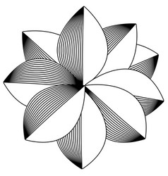 Simple bloom Royalty Free Vector Image - VectorStock