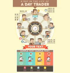 Daily routine clocks daily routine clocks Vector Image