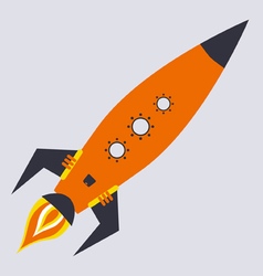 Cartoon rocket Royalty Free Vector Image - VectorStock