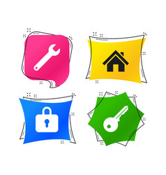 Repair tool sign icon Service symbol Royalty Free Vector