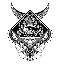 Tattoo eye Royalty Free Vector Image - VectorStock