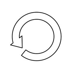 Arrow round cycle Royalty Free Vector Image - VectorStock