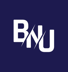 Monogram letters initial logo design aes Vector Image