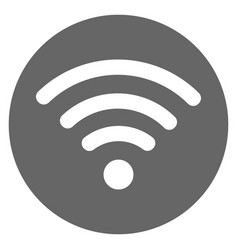 Wifi icon gray Royalty Free Vector Image - VectorStock