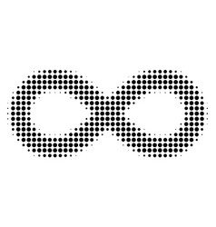 Infinity symbol limitless sign logo design Vector Image