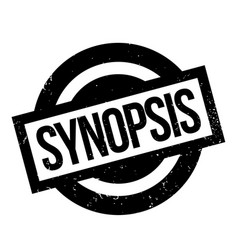 Synopsis rubber stamp Royalty Free Vector Image