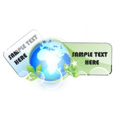 Earth tags Royalty Free Vector Image - VectorStock