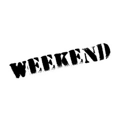 Weekend rubber stamp Royalty Free Vector Image
