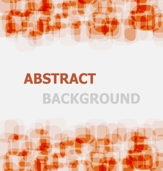Abstract orange rounded rectangle overlapping Vector Image
