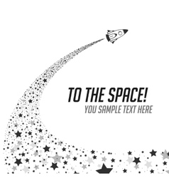 Cosmos space astronaut badges emblems and logos Vector Image