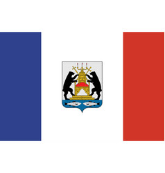 Flag tolyatti russia Royalty Free Vector Image