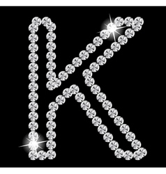 Diamond alphabet Royalty Free Vector Image - VectorStock