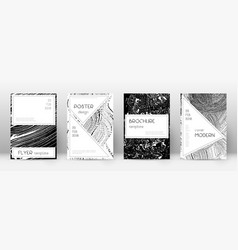 Cover page design template stylish brochure layou Vector Image