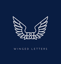 Winged arrow Royalty Free Vector Image - VectorStock