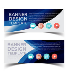 Multipurpose layout banner design Royalty Free Vector Image