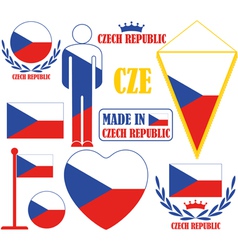 Logo for czech republic Royalty Free Vector Image