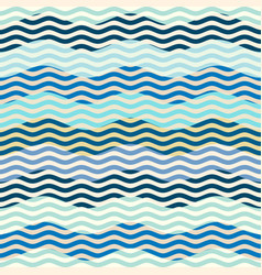 Wavy seamless pattern Royalty Free Vector Image