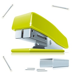 Stapler and staples Stapler and staples isolated Vector Image