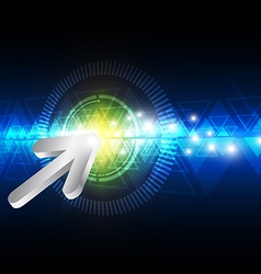 Future tech background Royalty Free Vector Image