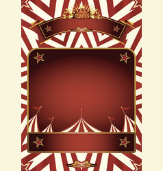 Circus red frame Royalty Free Vector Image - VectorStock