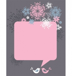 Template frame design for greeting card Royalty Free Vector