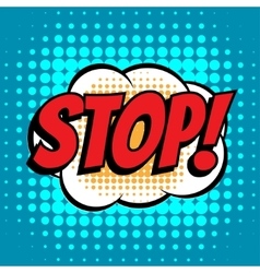 Bravo comic book bubble text retro style Vector Image