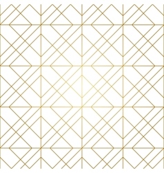 Golden Lines Geometric Seamless Pattern Royalty Free Vector