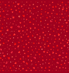 Abstract seamless heart pattern background paper Vector Image