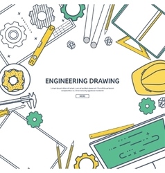 Line art Engineering and Royalty Free Vector Image