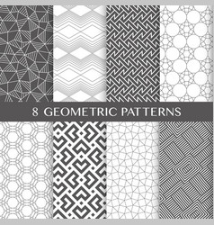 Seamless geometric mesh pattern Royalty Free Vector Image
