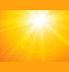 Green yellow background with sun rays Royalty Free Vector