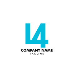Number one logo logo 1 template Royalty Free Vector Image